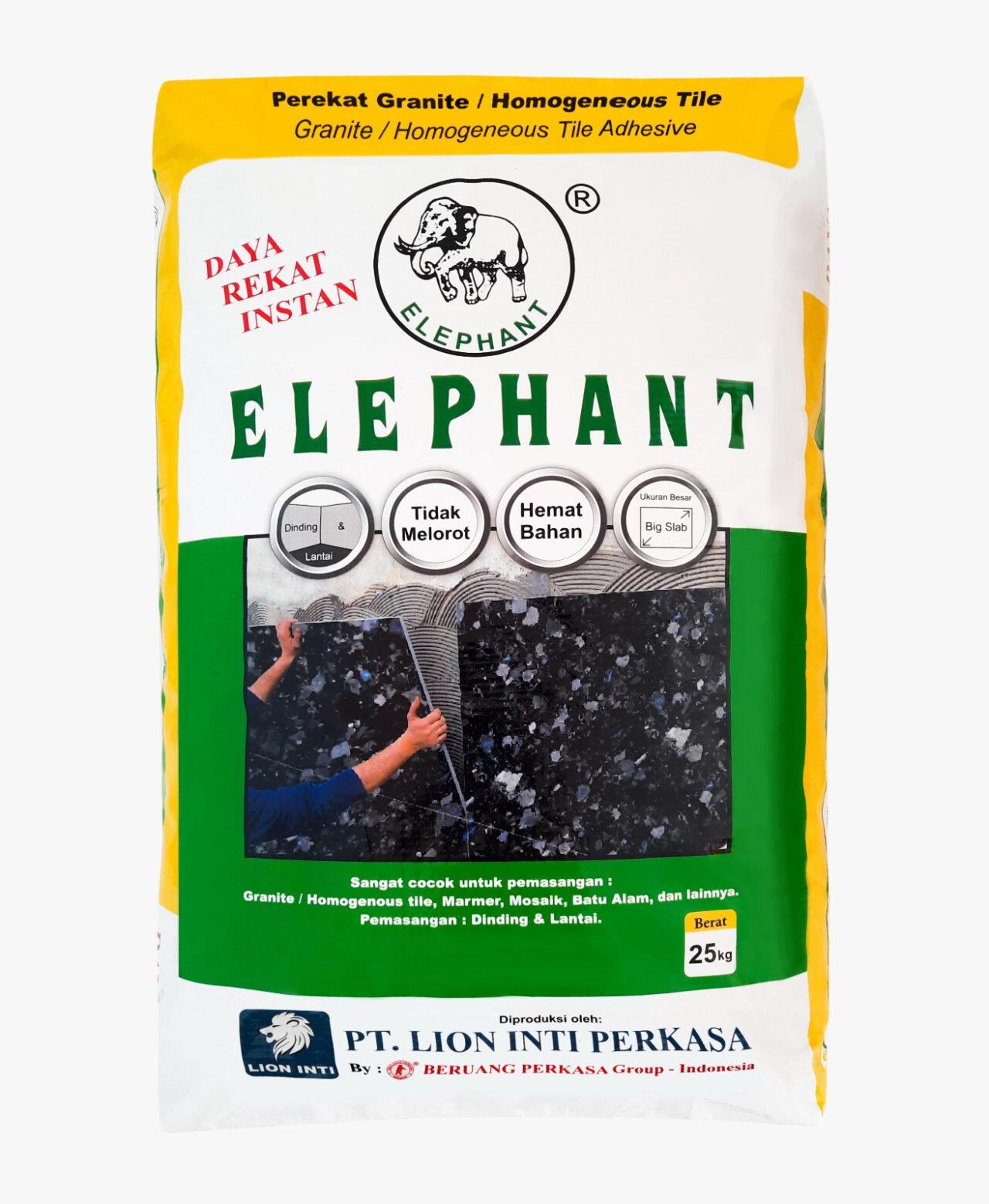 Elephant® – Perekat Granite / Homogeneous Tile | Beruang Perkasa
